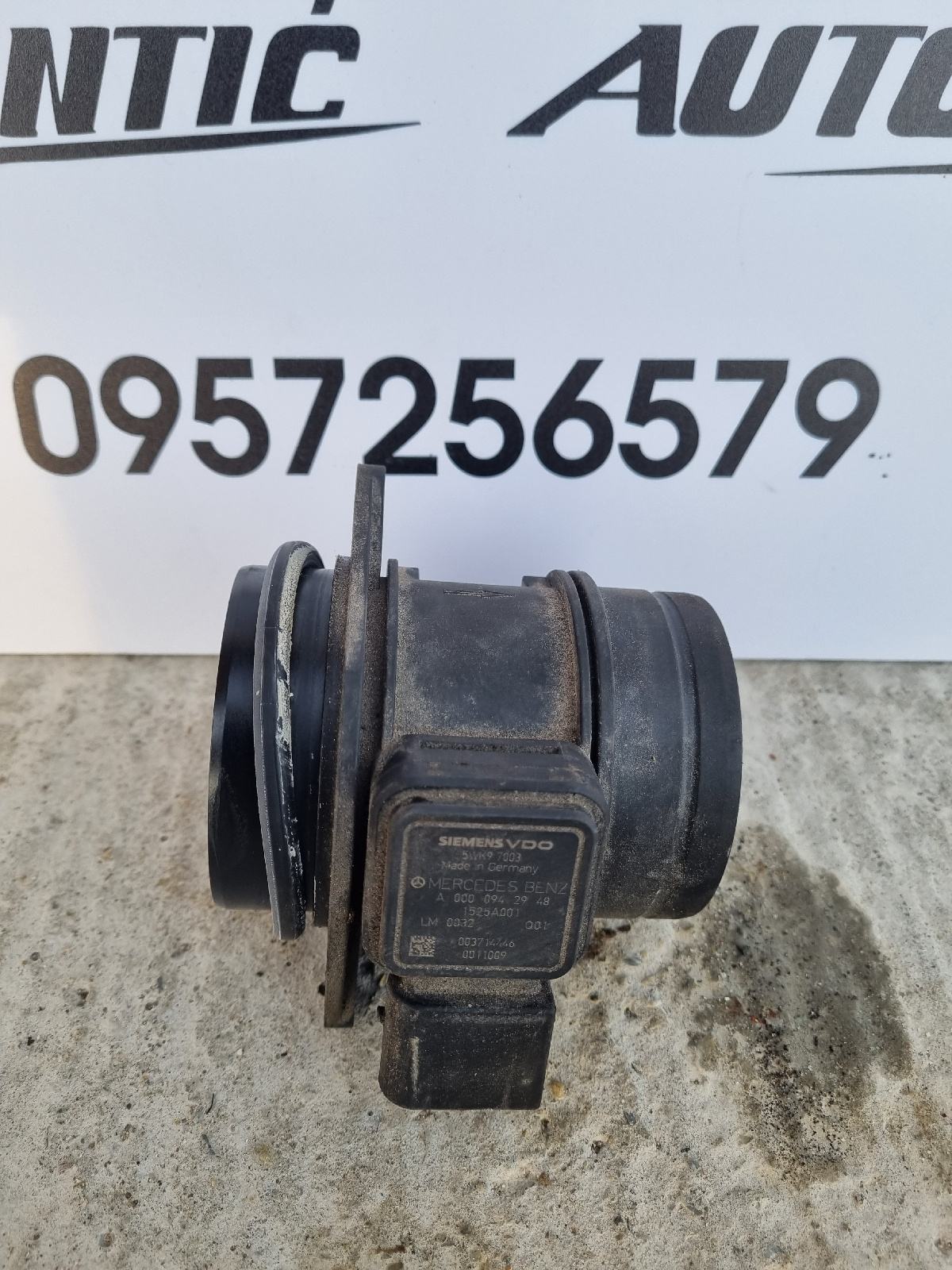 SENZOR PROTOKA ZRAKA MAF A0000942948 MERCEDES A I B KLASA