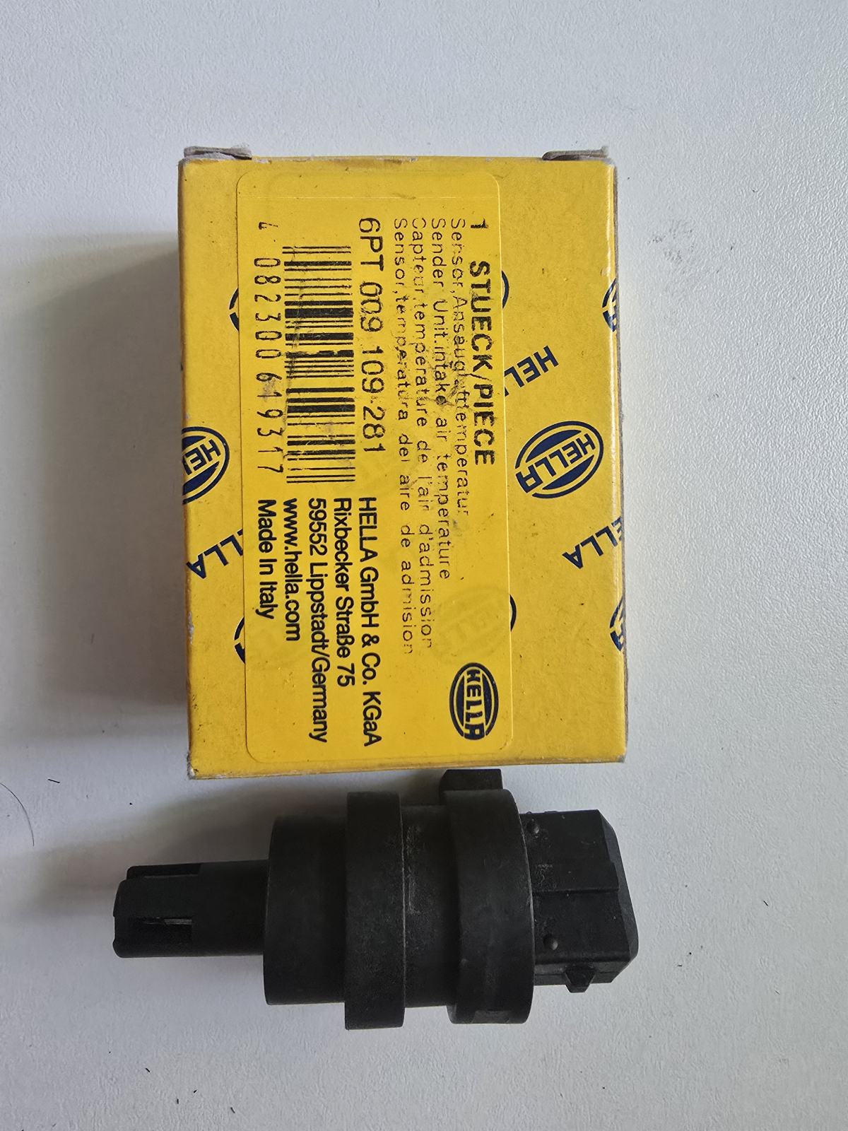 Senzor temperature usisnog zraka HELLA 6PT 009 109-281
