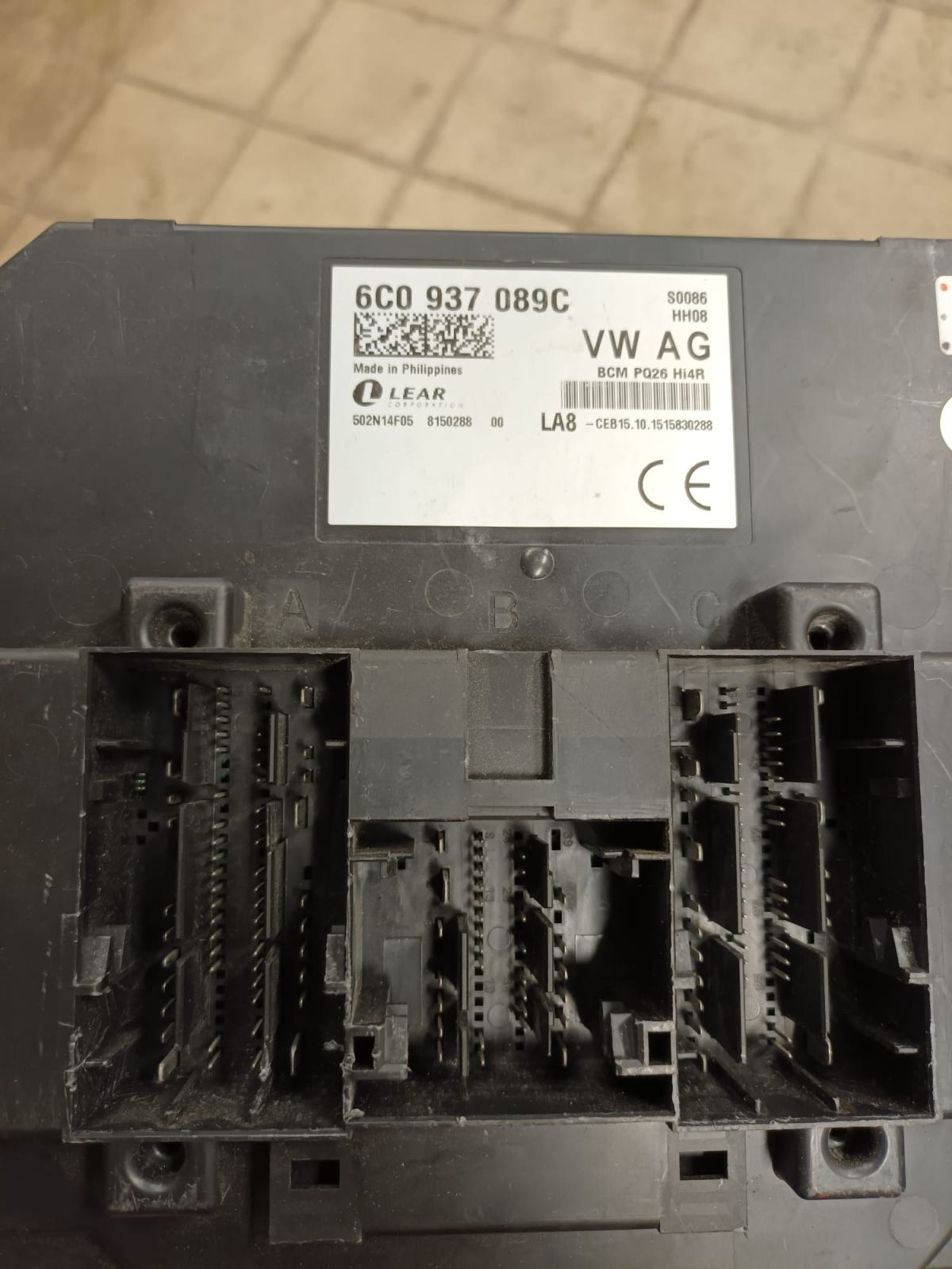 VW Audi Seat Škoda BCM 6C0937089C 6C0937090E Comfort module BORDNETZ