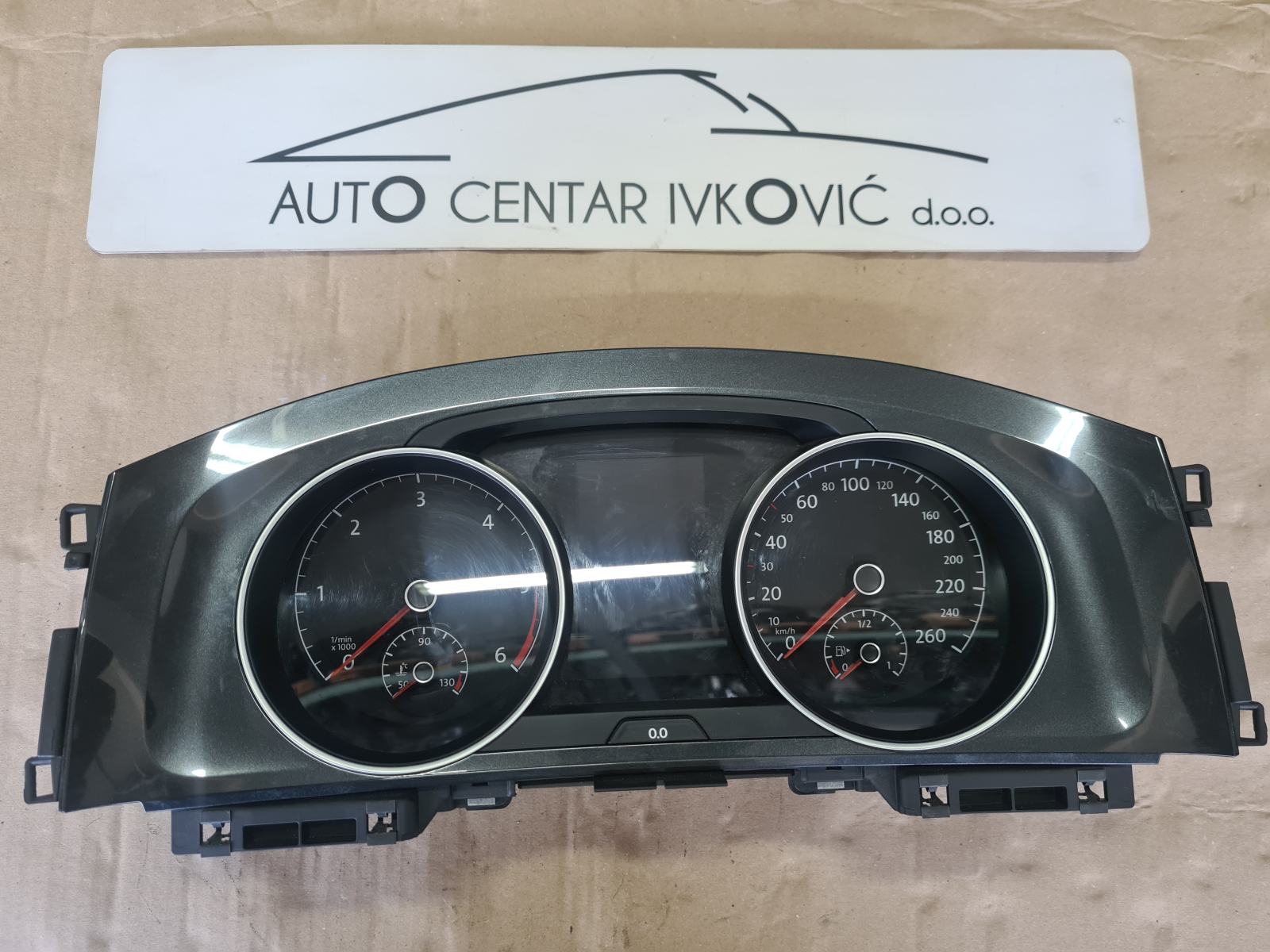 VW Golf 7.5 1.6 TDI Instrument tabla