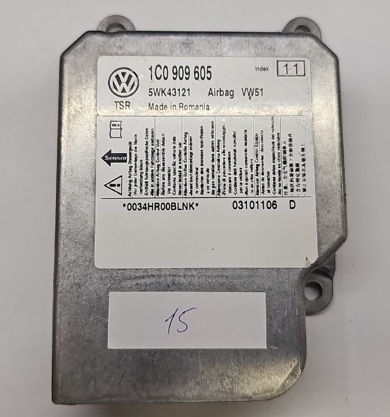 VW ŠKODA SEAT AIRBAG MODUL 1C0 909 605