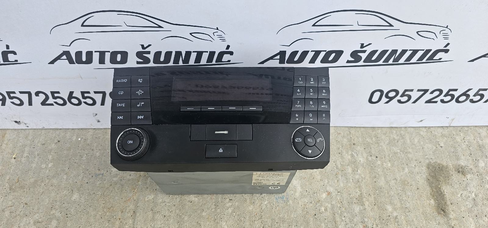 W211 E KLASA MERCEDES RADIO