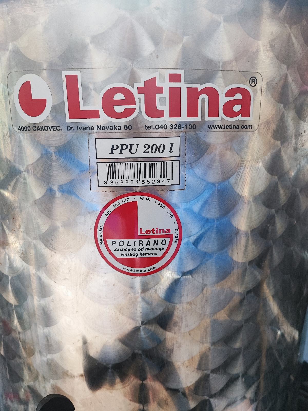 BAČVA LETINA 200 L