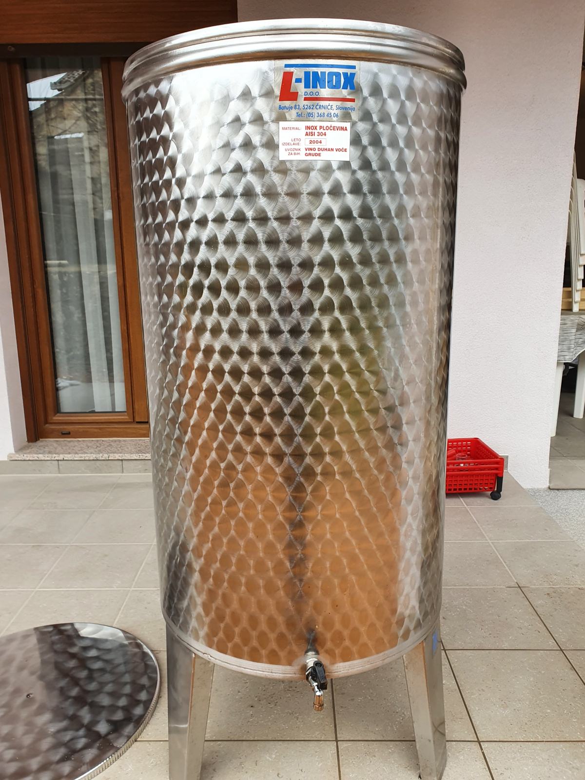 INOX BAČVA - 240 LITARA