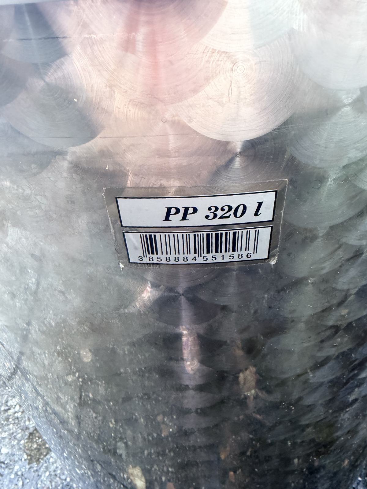 INOX BAČVA 320L LETINA
