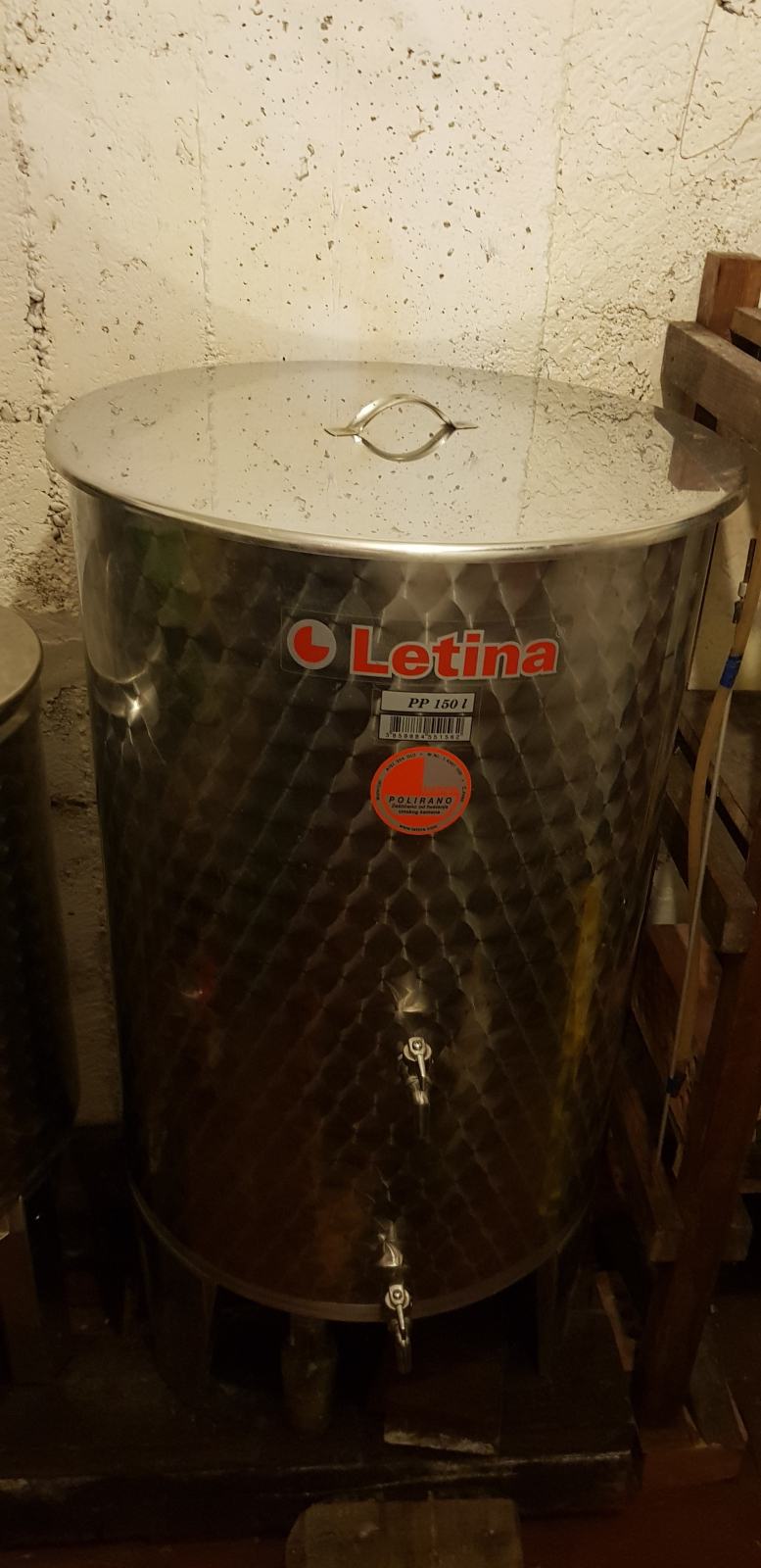 Inox bačva Letina 150l