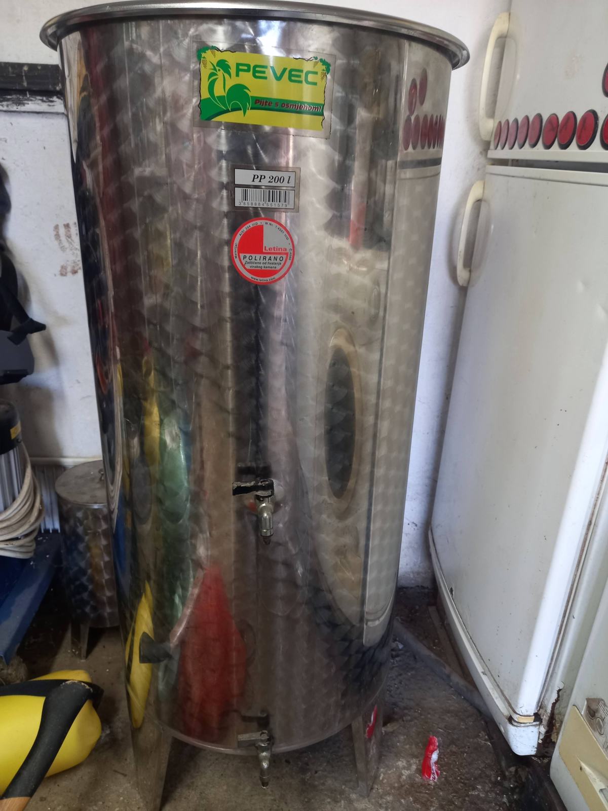 Inox bačva(Letina) 200 l