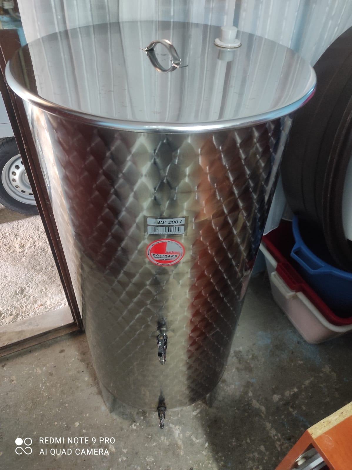 Inox bačva Letina 200l
