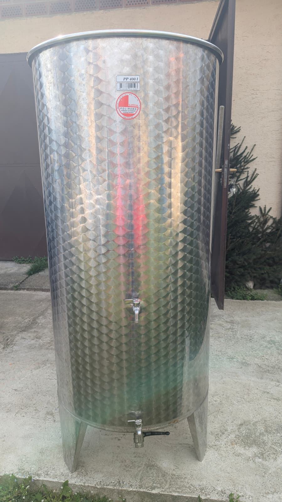 Inox bačva Letina 400L