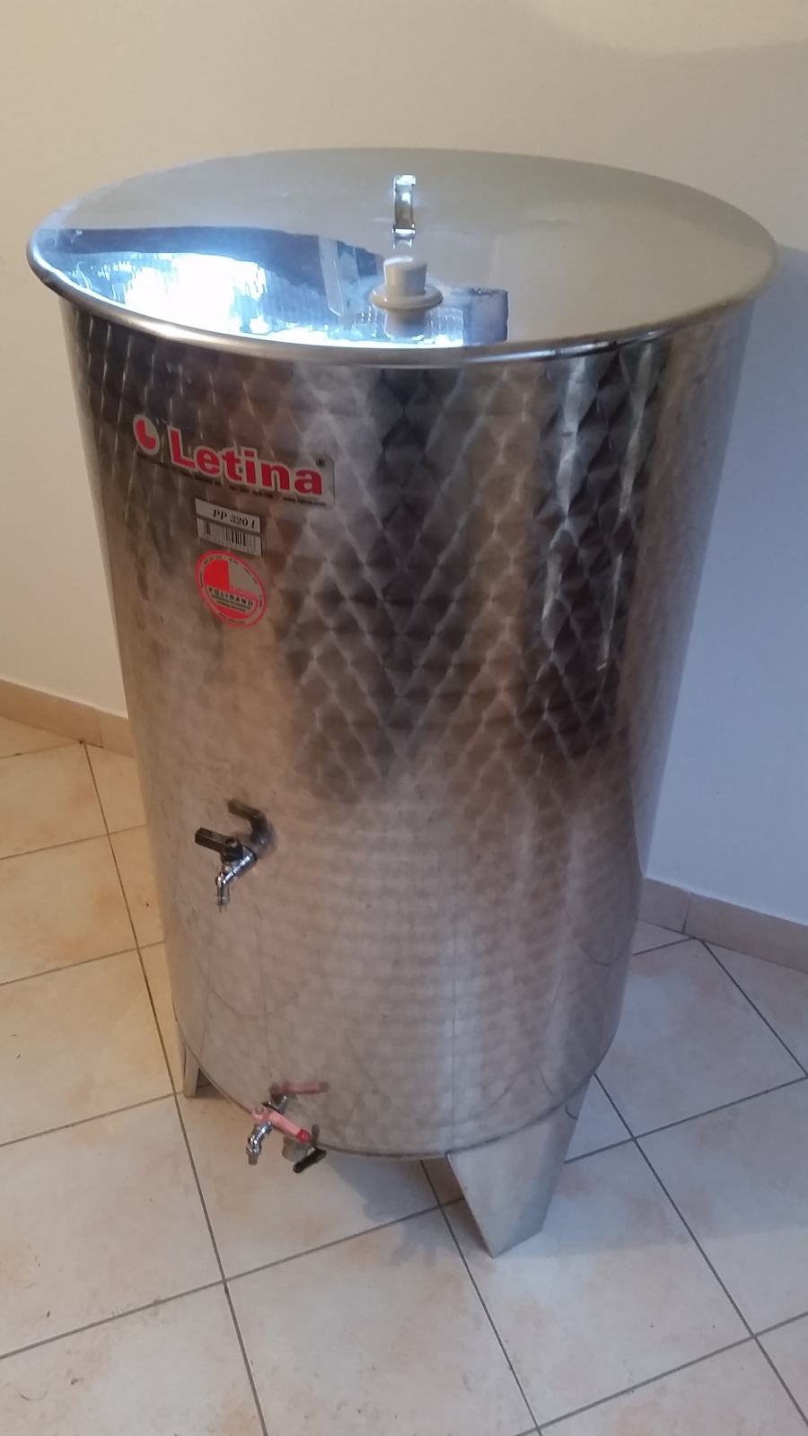 Inox Bačva Letina za vino 320l