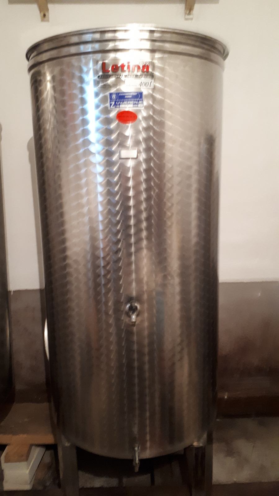 LETINA INOX 400L BACVA