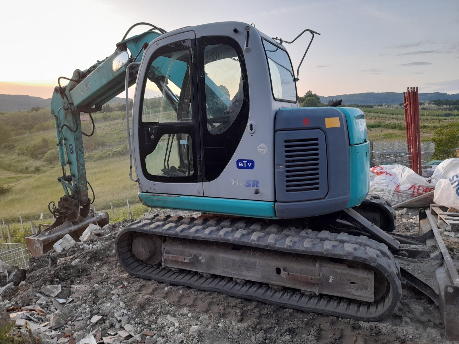 KOBELCO 7.7 tona****mini bager****