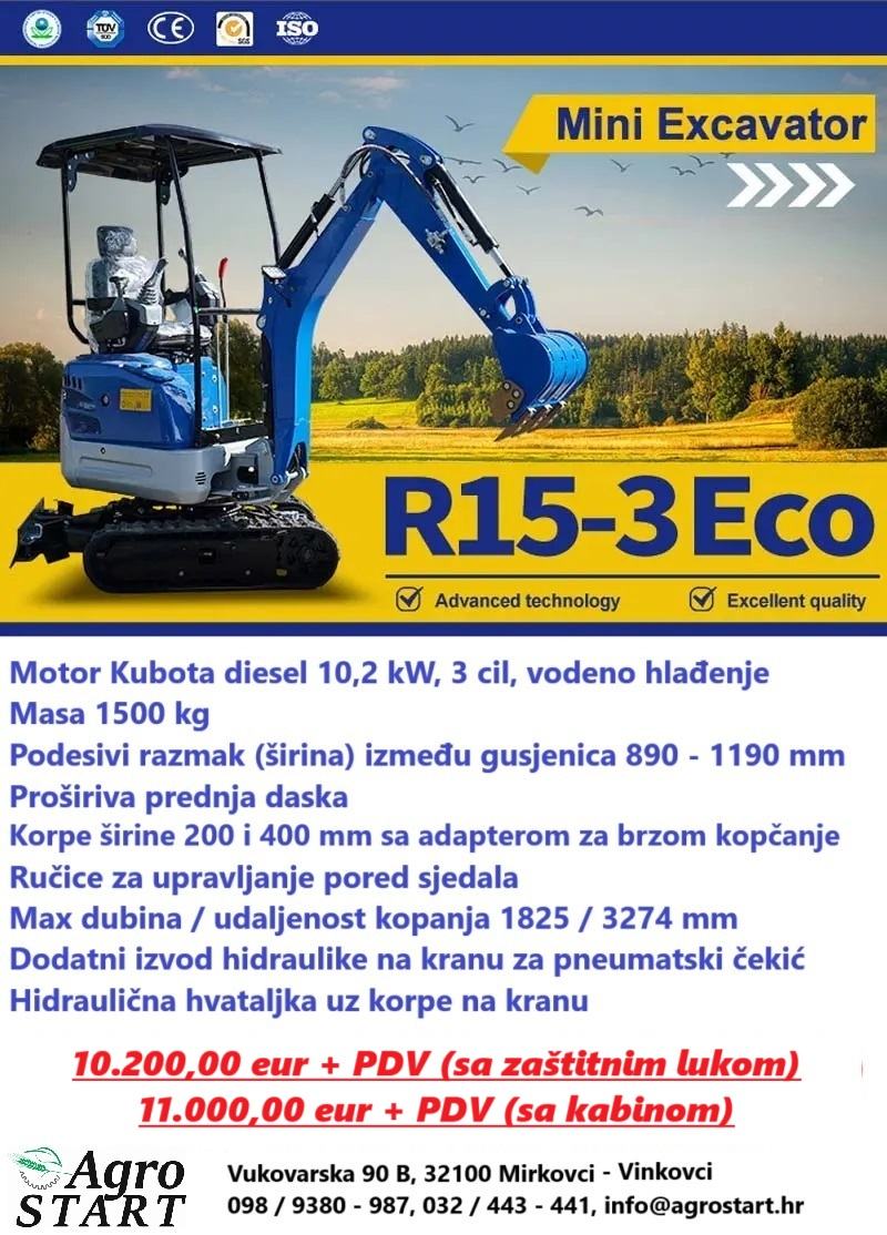 Mini bager Rippa R15