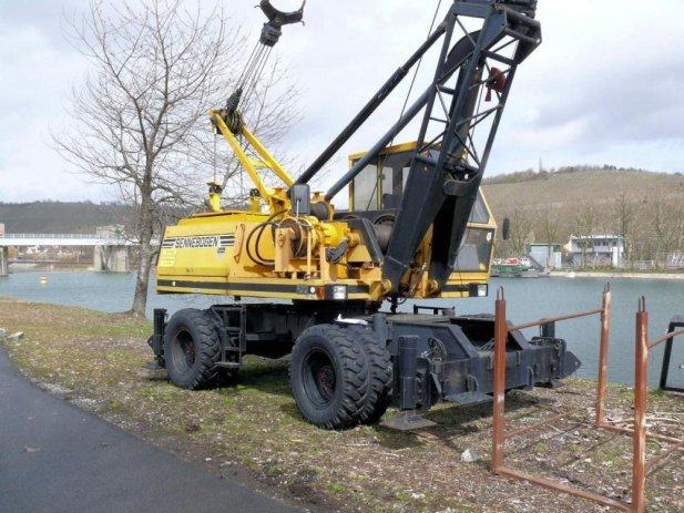 Senebogen bager sajlaš mobilni kran