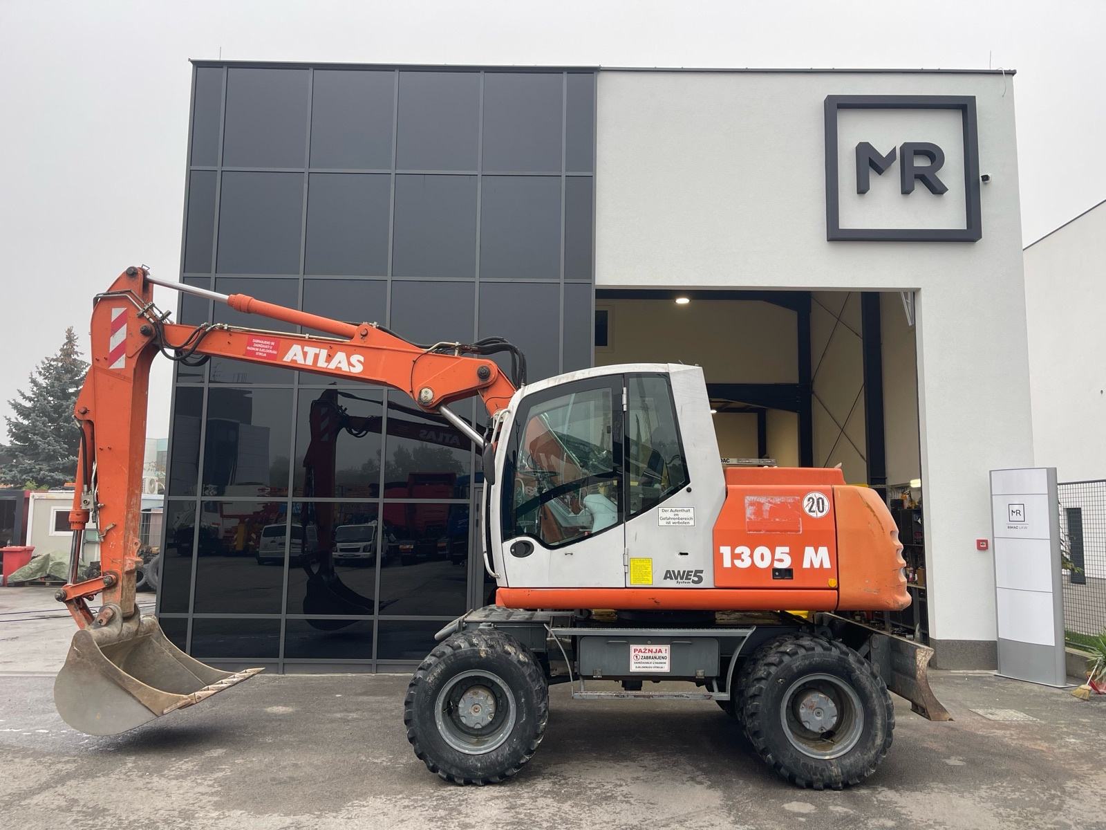 ATLAS TEREX 1305 M Bager Tockas 14 t Klima