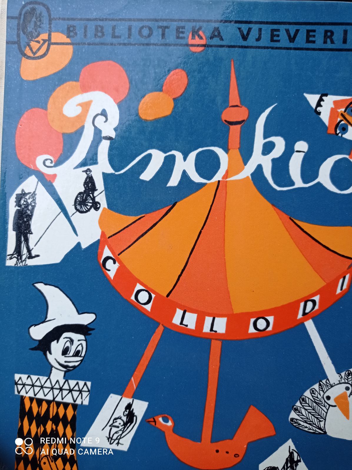 Knjiga -PINOKIO-Vjeverica