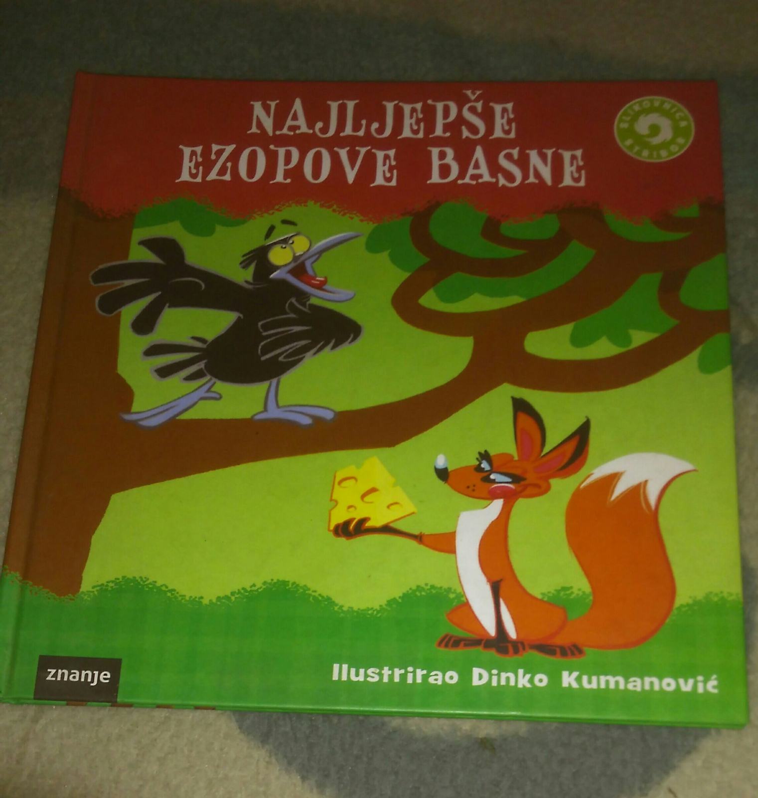 Najljepse Ezopove basne i Zmalac knjiga.