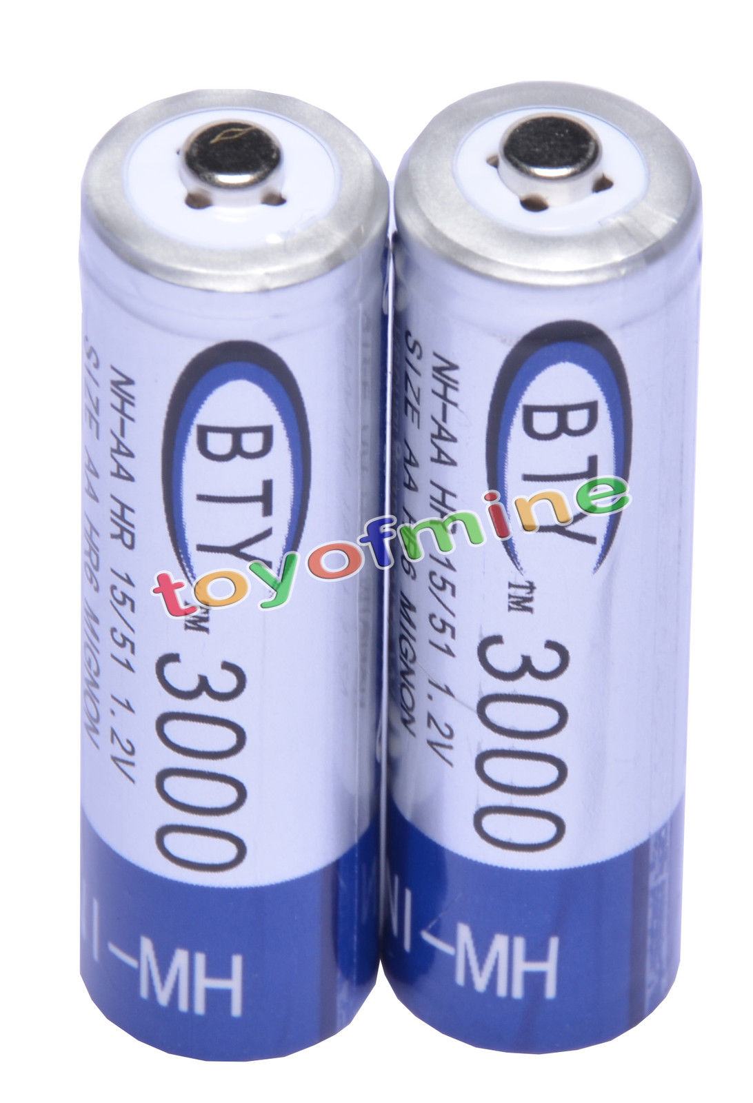 AA Punjive baterije 1.2V Ni-MH 3000mAh, 2 kom