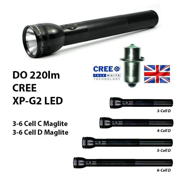 Maglite LED nadogradnja 3C-6C ili 3D-6D