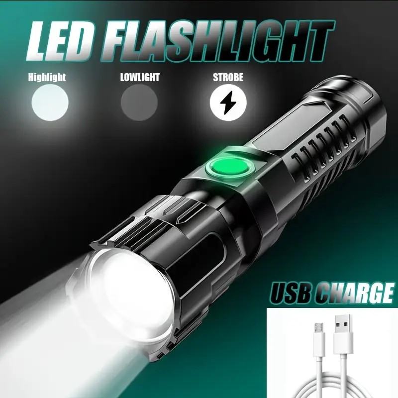 USB punjiva LED svjetiljka, super svijetla dugog dometa