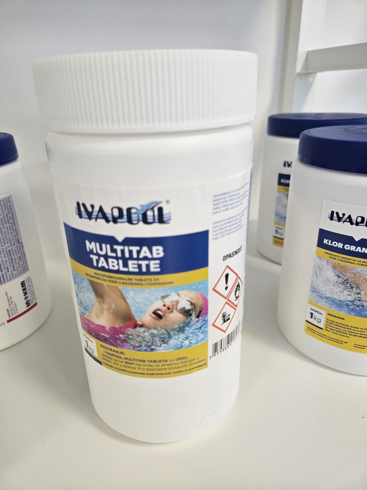 Tablete za bazen 200g. IVAPOOL multitab tablete pakiranje 1kg