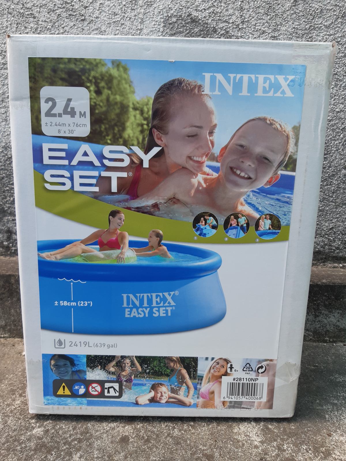 BAZEN INTEX EASY SET 2,44m x76 cm