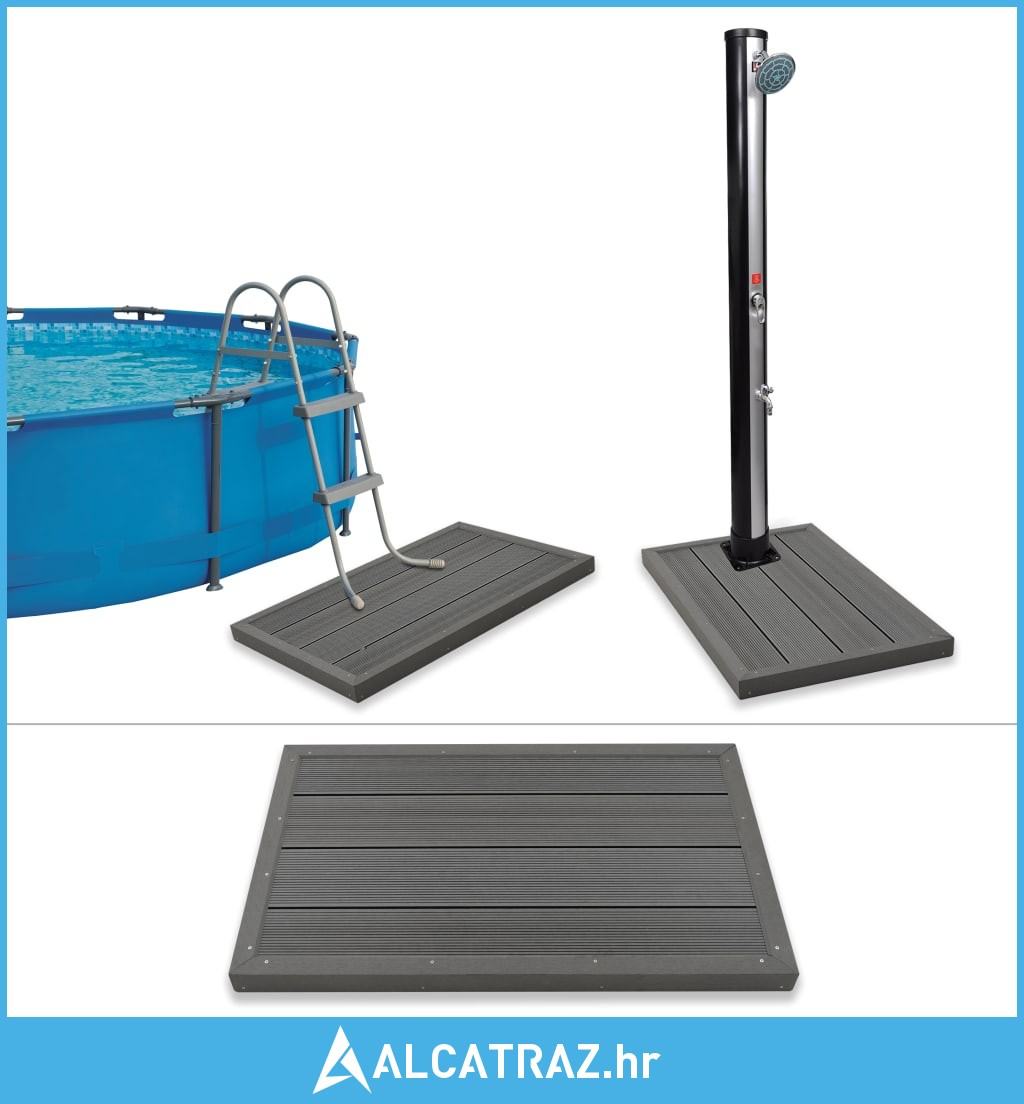 Podni element za ljestve solarne tuš kade od WPC-a - NOVO