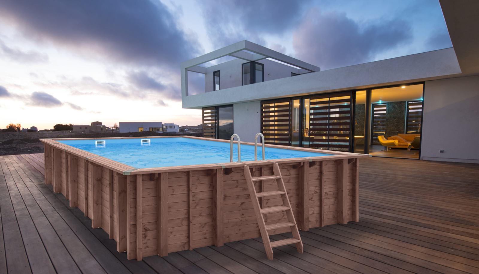 ABATEC® SAMAR - PREMIUM DRVENI BAZEN 834x492cm