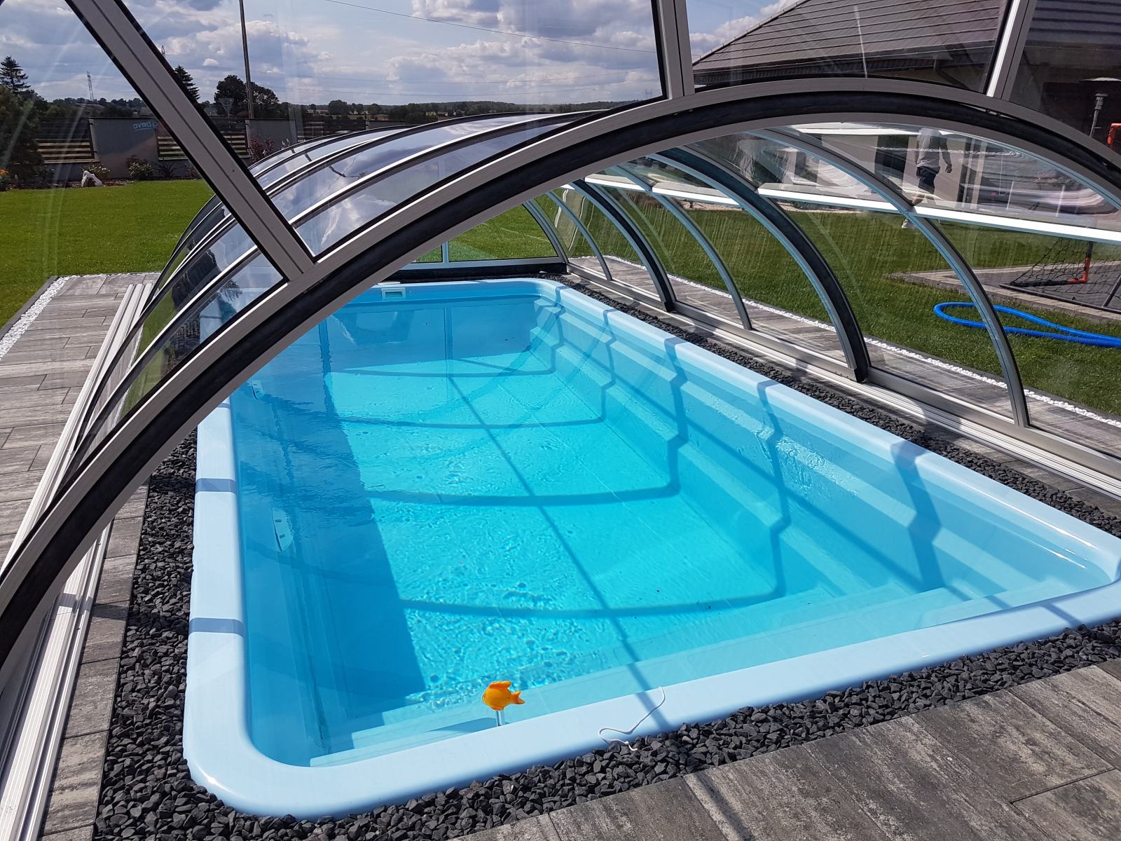 GRP bazen • Swimming POOL Aura Full SET 6,00 x 3,00 x 1,55 • Ugradbeni