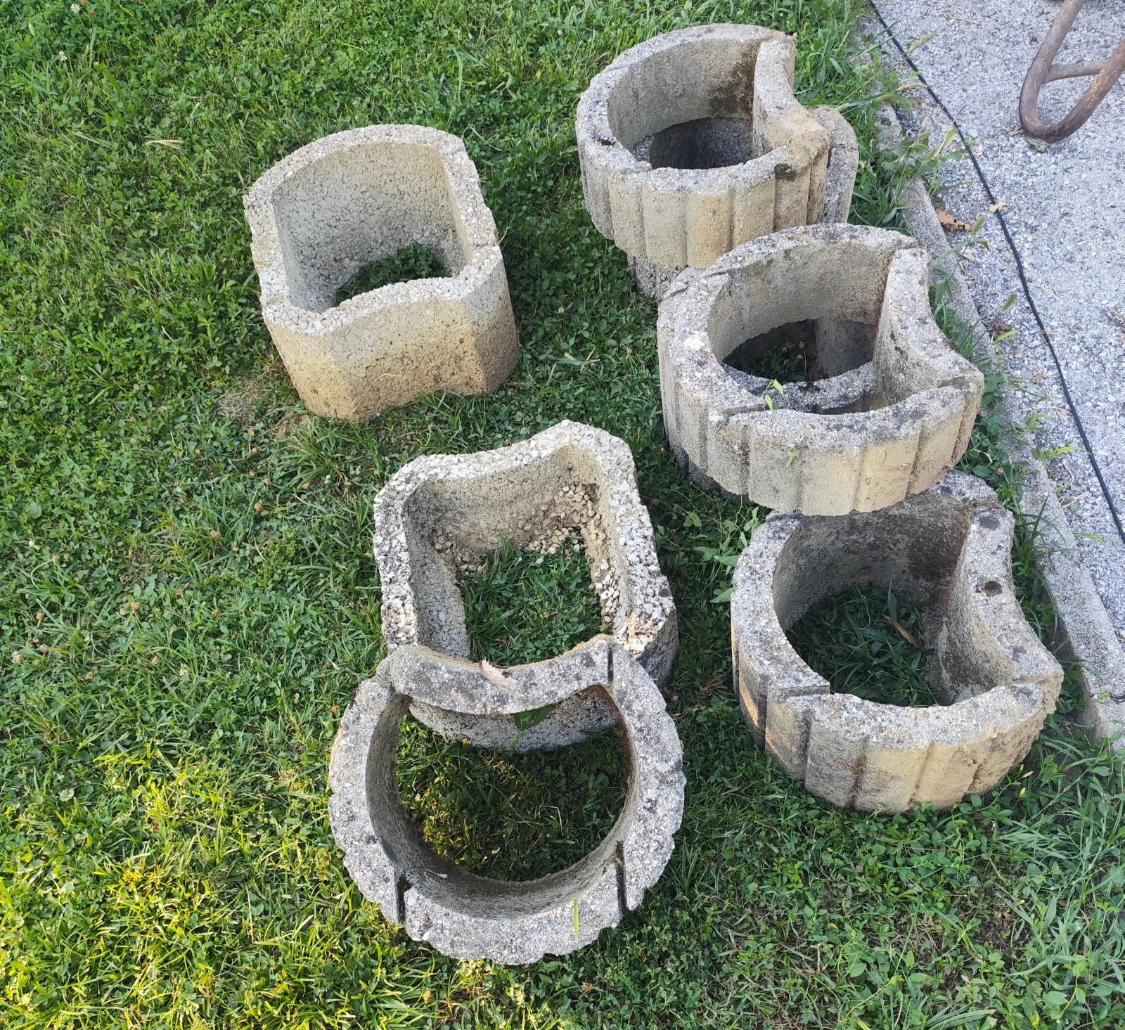Betonski blokovi za ogradu 40 i 30 cm.