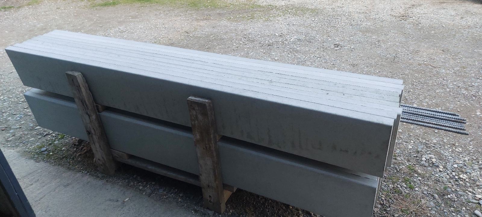 betonski parapet za montažne ograde,panel ograde 30x4.5x244