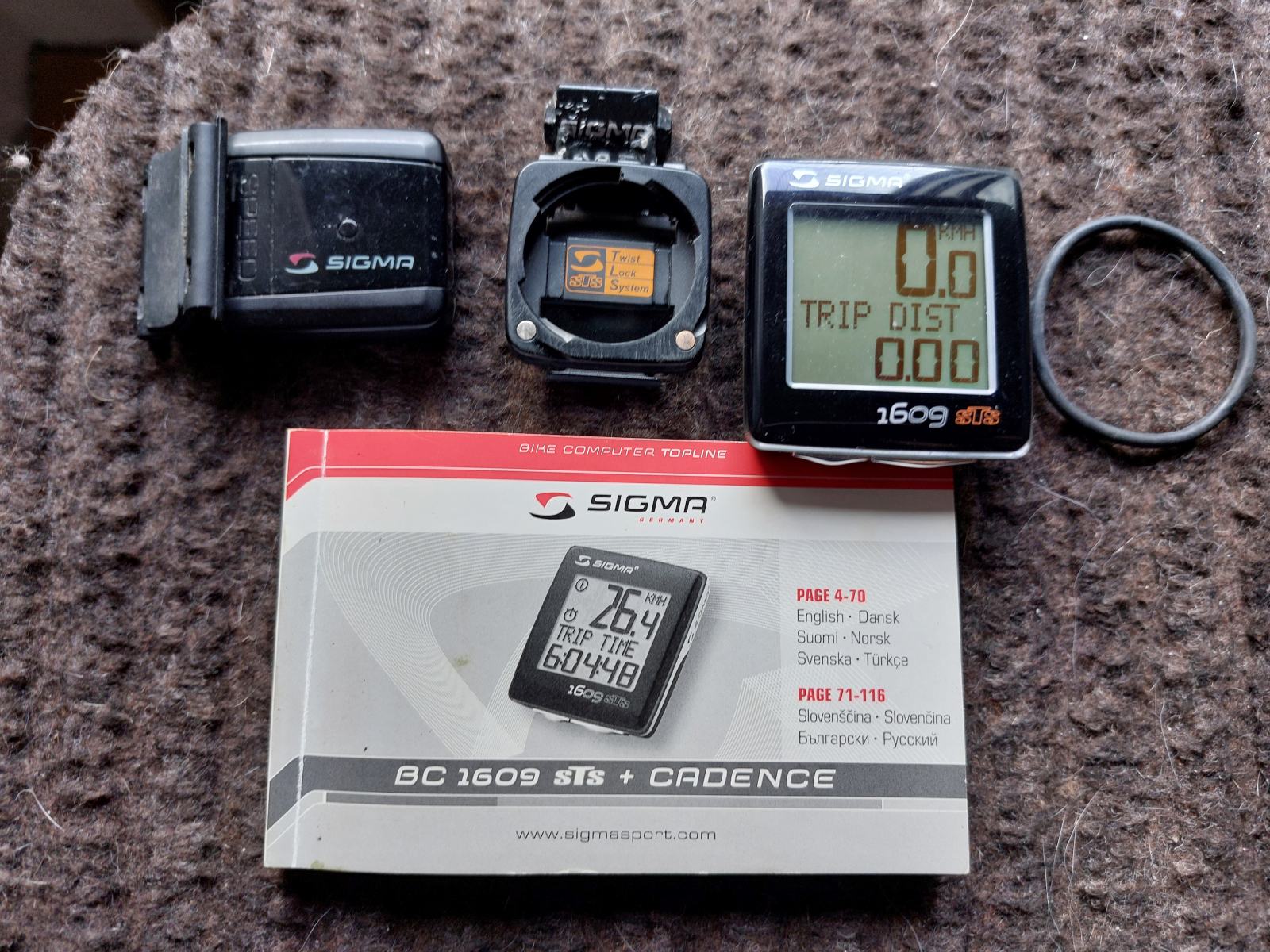 Sigma BC 1609 STS WireLess ciklokompjuter