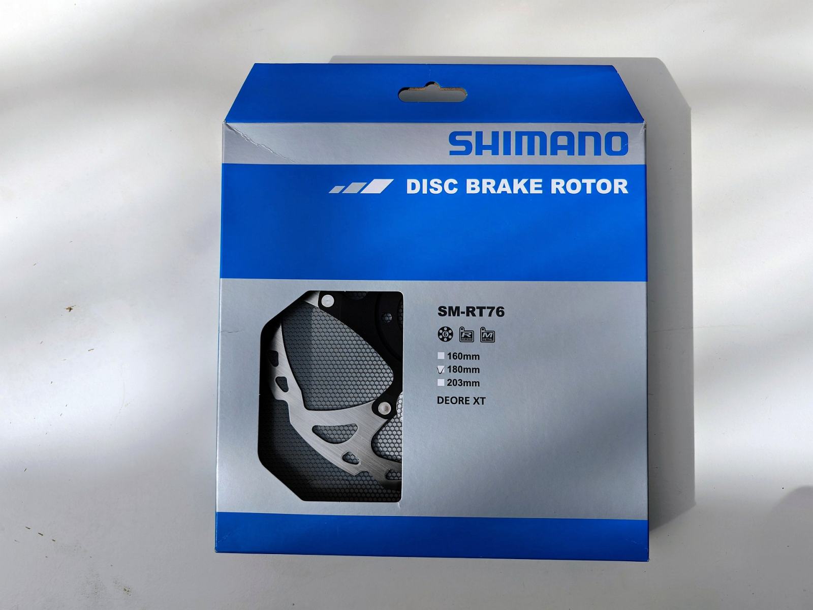 Rotor Shimano XT SM-RT 76 180mm, 6 rupa