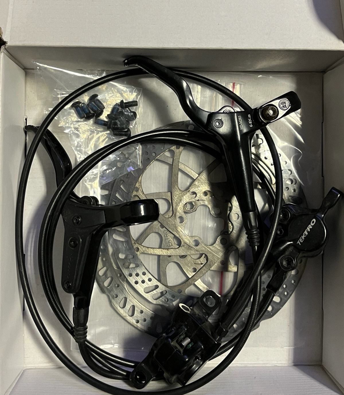 Tektro HD-M285 hidraulične kočnice + diskovi