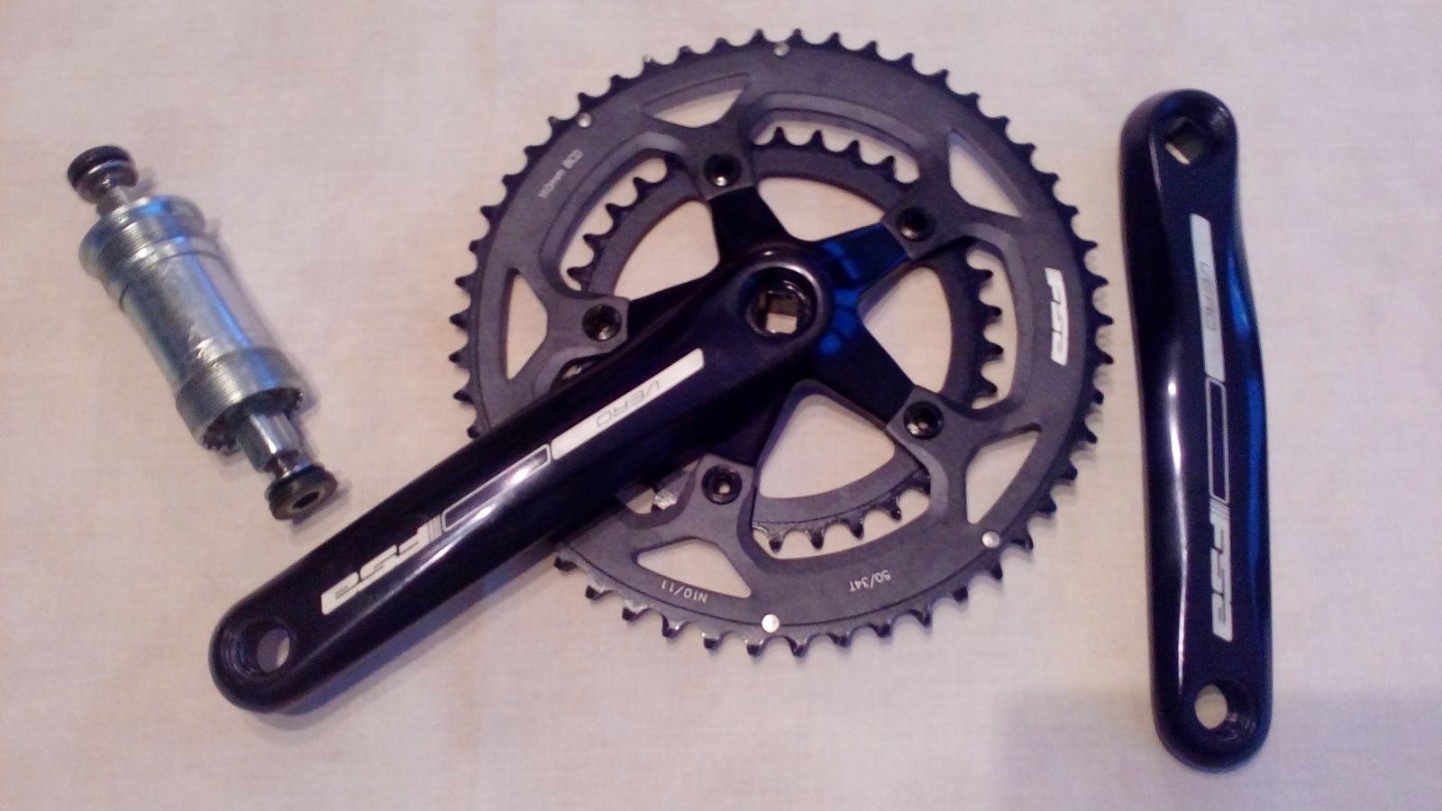 Pogon FSA Vero Compact 50/34T + Ležaj pogona FSA BB-7420ST