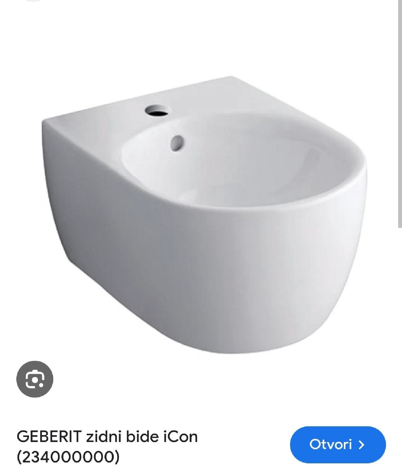 GEBERIT ZIDNI BIDE iCon 234000000 NOV, ZAPAKIRAN, NEKORIŠTEN!