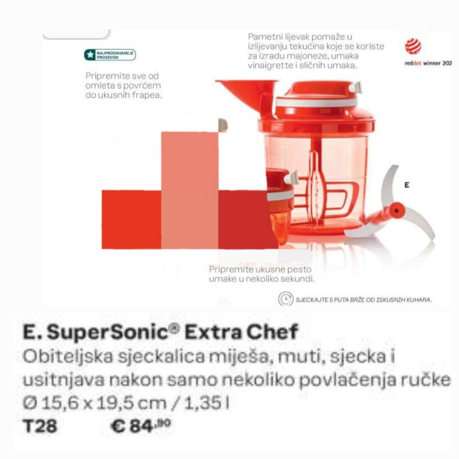 Tupperware Super Sonic Extra Chef