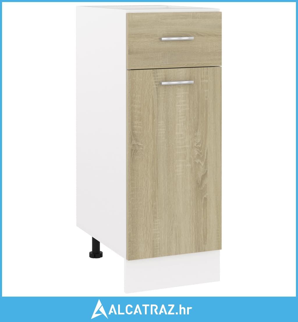 Donji ladičar boja hrasta 30 x 46 x 81,5 cm konstruirano drvo - NOVO