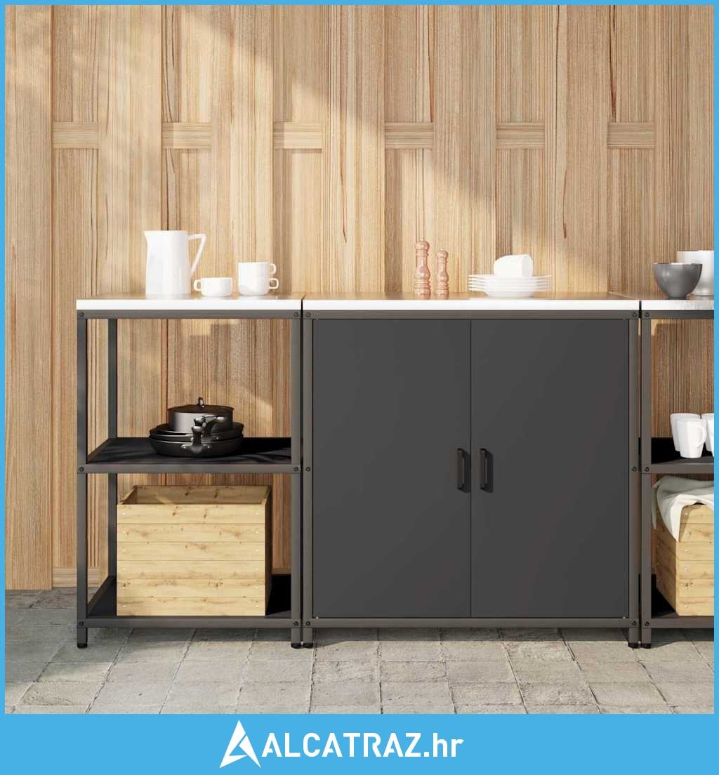 Kuhinjski set za pohranu s policom s pohranom s vratima Podesiva 2 pcs