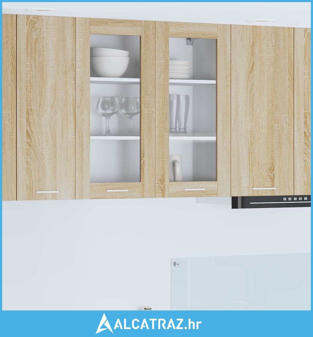 Viseći ormarić s policom Riga Sonoma hrast 80 x 31 x 80 cm - NOVO