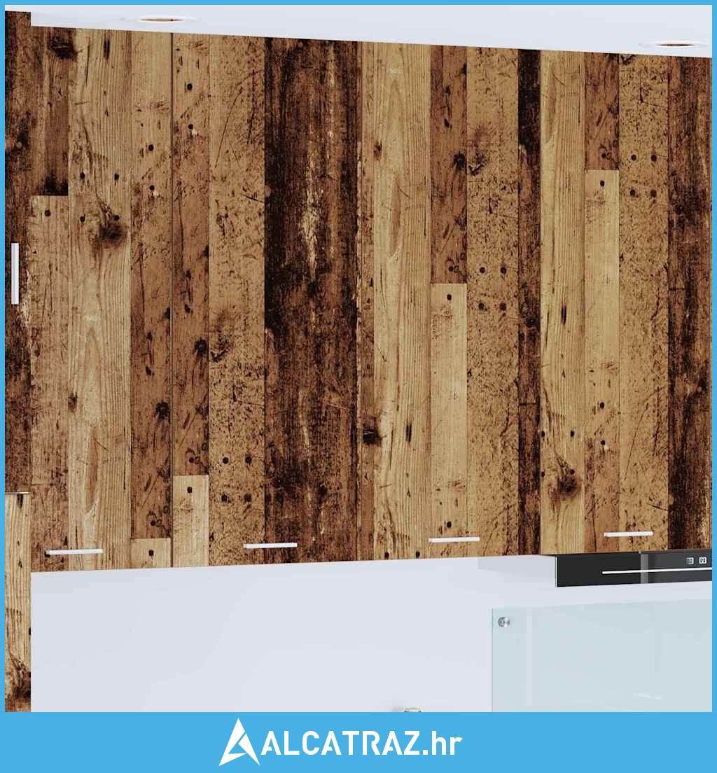 Viseći ormarić s policom Zidne Riga Staro drvo 80 x 31 x 100 cm - NOVO