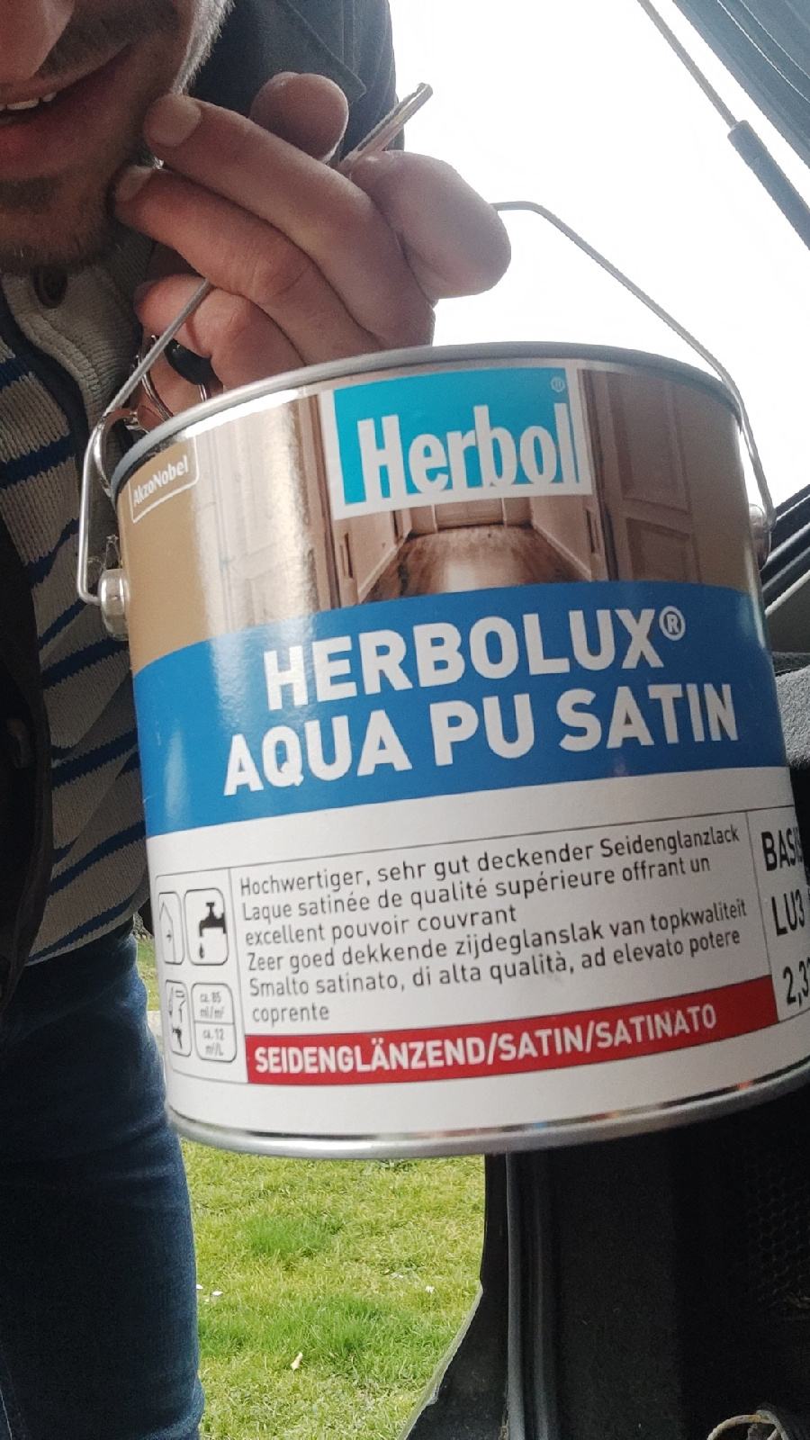 Vrhunska boja HERBALUX AQUA PU SATIN