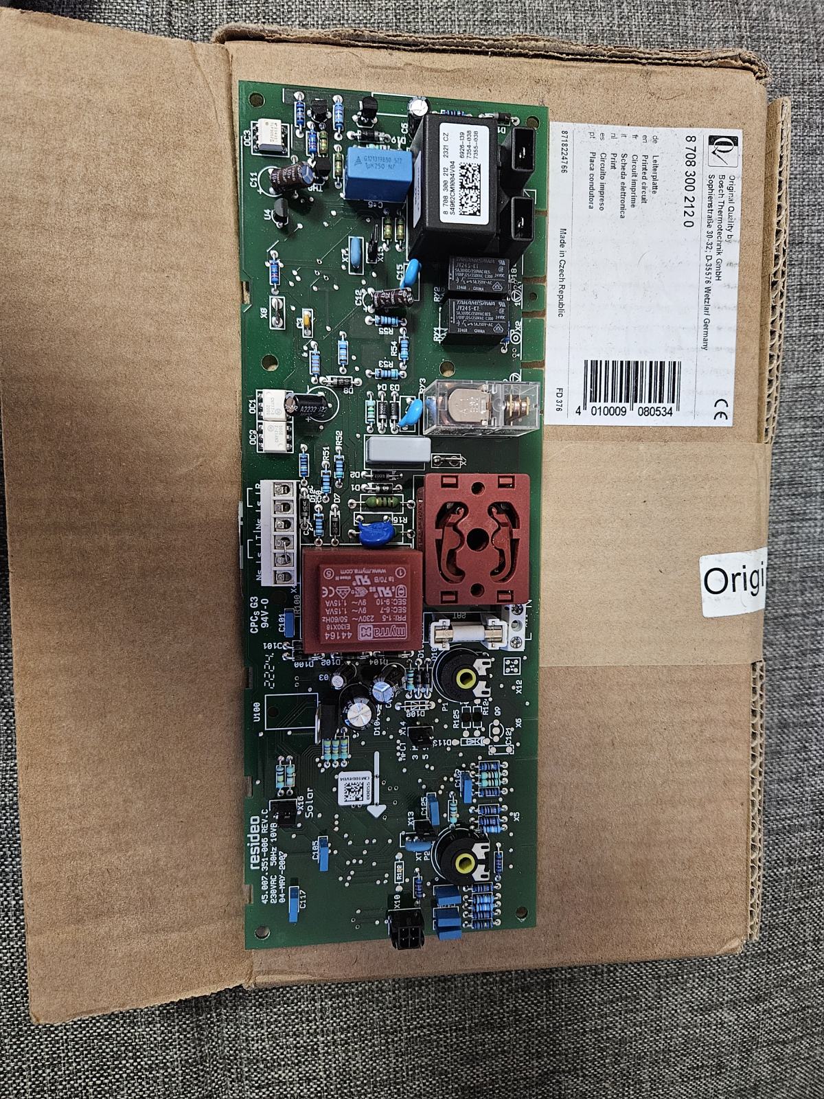 Maticna ploca za Bosch plinski bojler