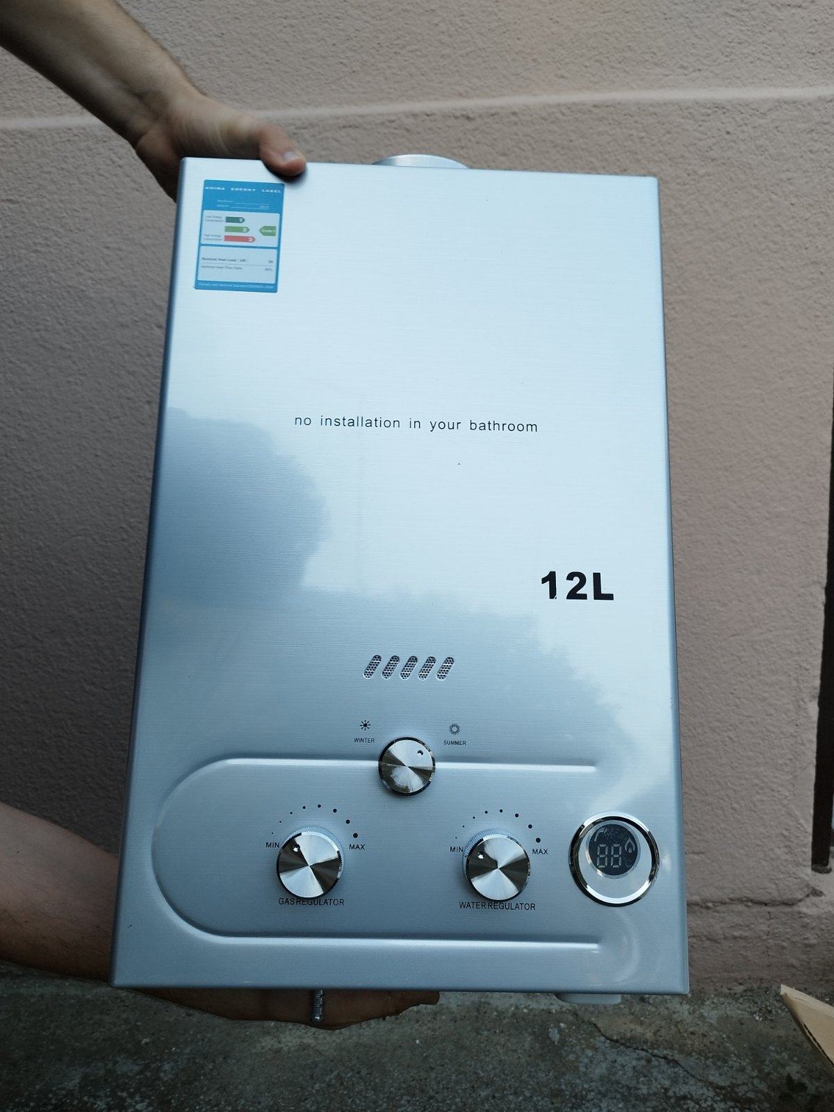 Plinski bojler, 24kW protočni bojler