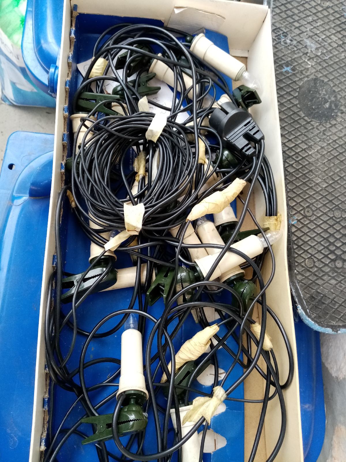 Božićne lampice retro