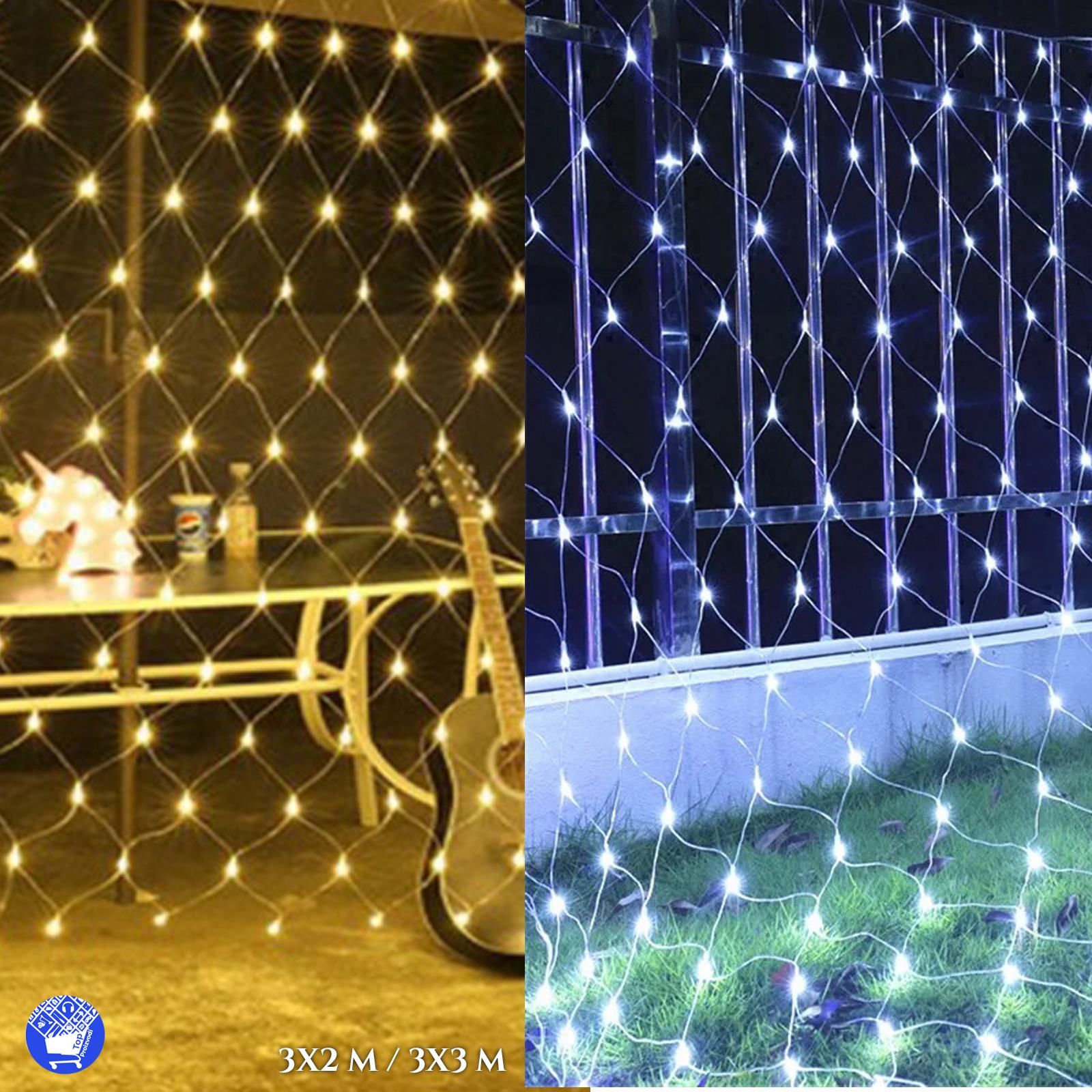 LED LAMPICE MREŽA 3X2M/3X3M