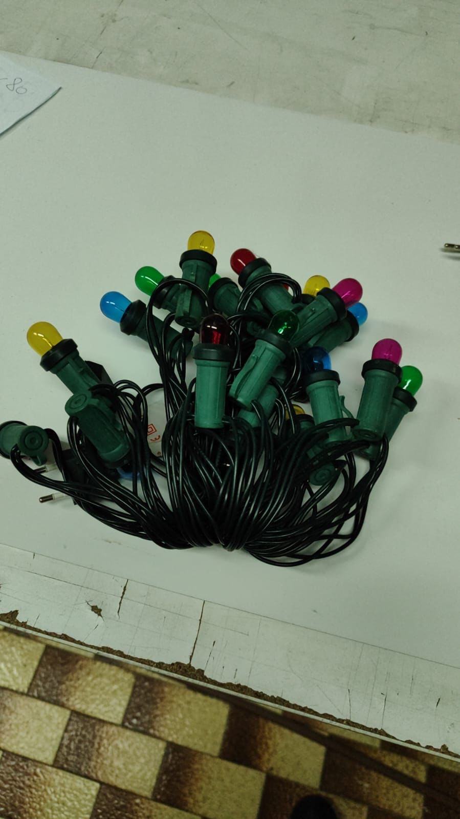 Retro božićne lampice