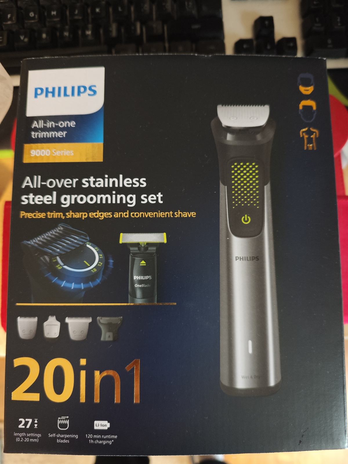 Philips MG9553 + Oneblade 20u1, šišaš, brijač, trimer,za bradu, kosu
