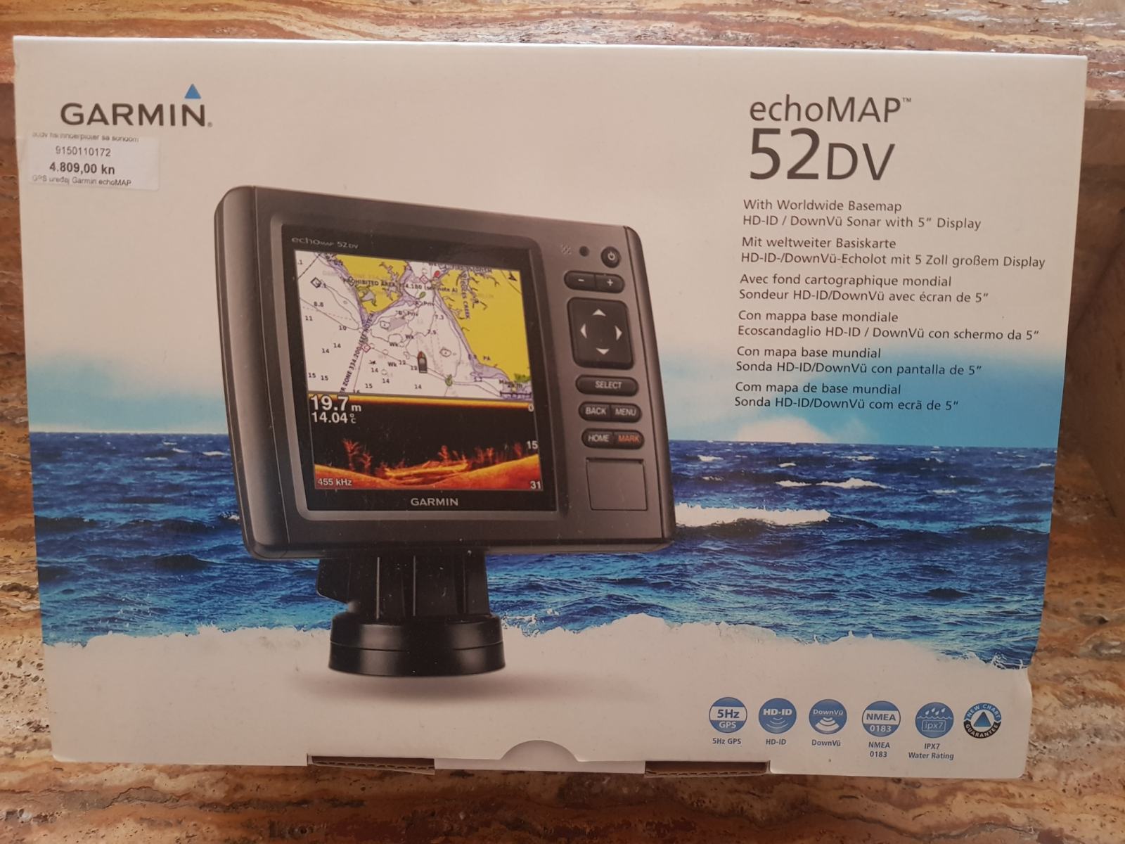 Garmin echoMap 52DV fishfinder / navigacija