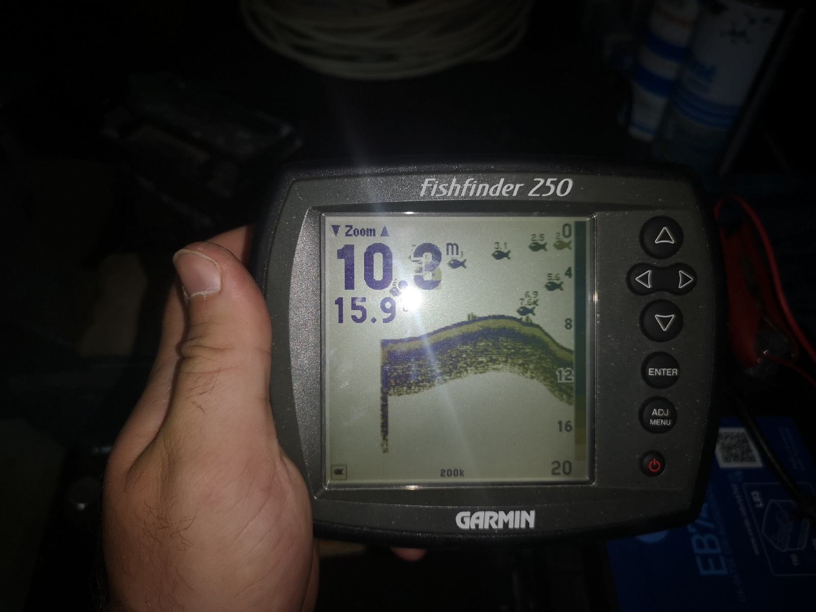 garmin fishfinder 250
